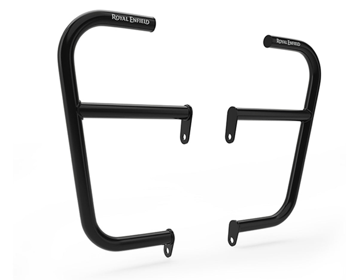 Royal Enfield - Black Large Engine Guards - 1990427 - Iron City Motorcycles