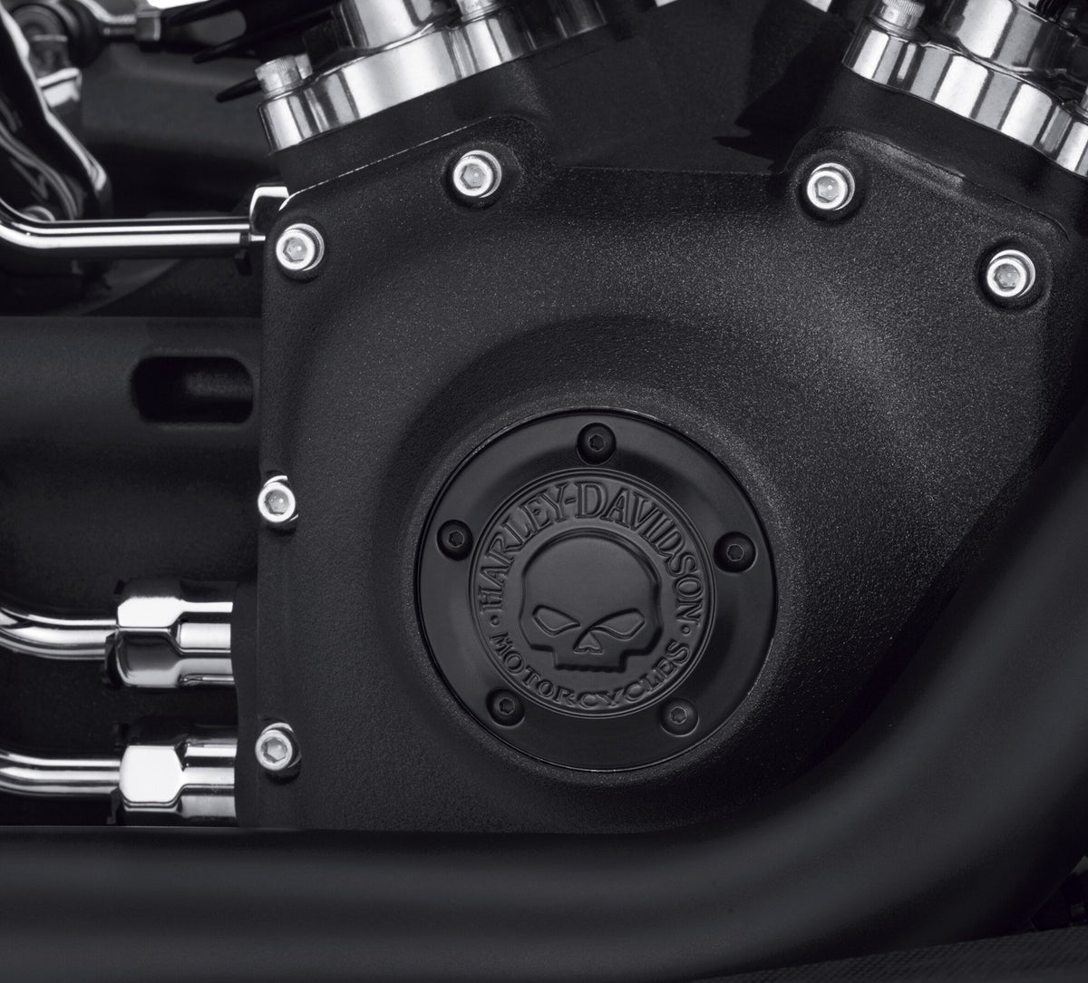 Harley Davidson 25600087 Willie G Skull Timer Cover KIT,TMR CVR,WILLIE ...