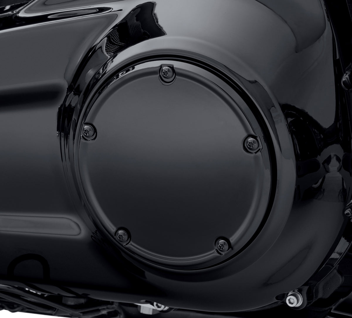 Harley Davidson 25700971 Gloss Black Narrow-Profile Derby Cover KIT,DE ...