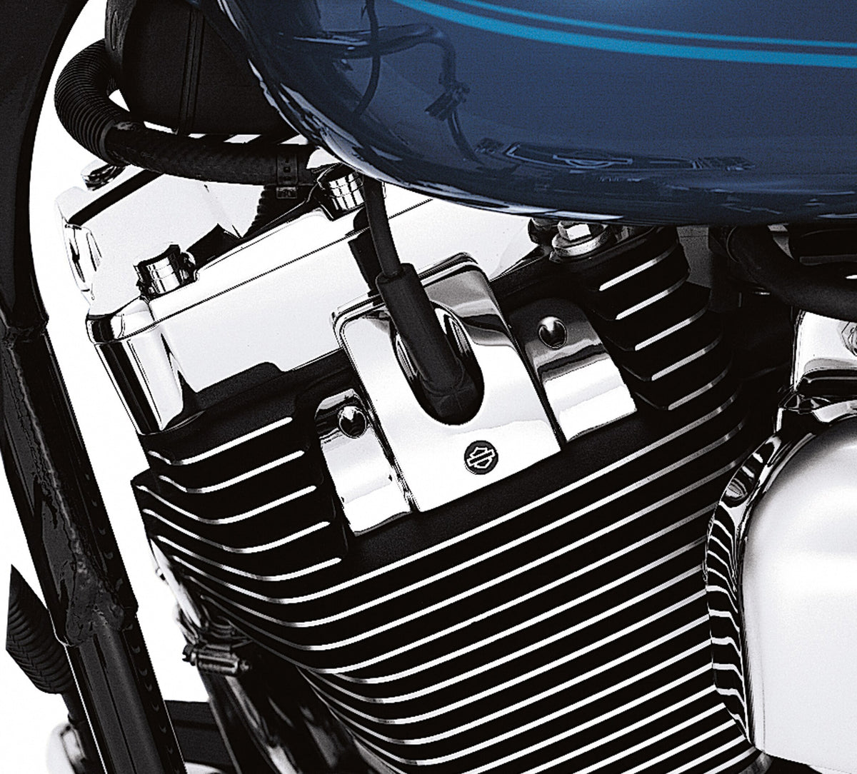 Harley Davidson 43858-00 Headbolt Bridge KIT, COVER, HEADBOLTS, CHROME ...