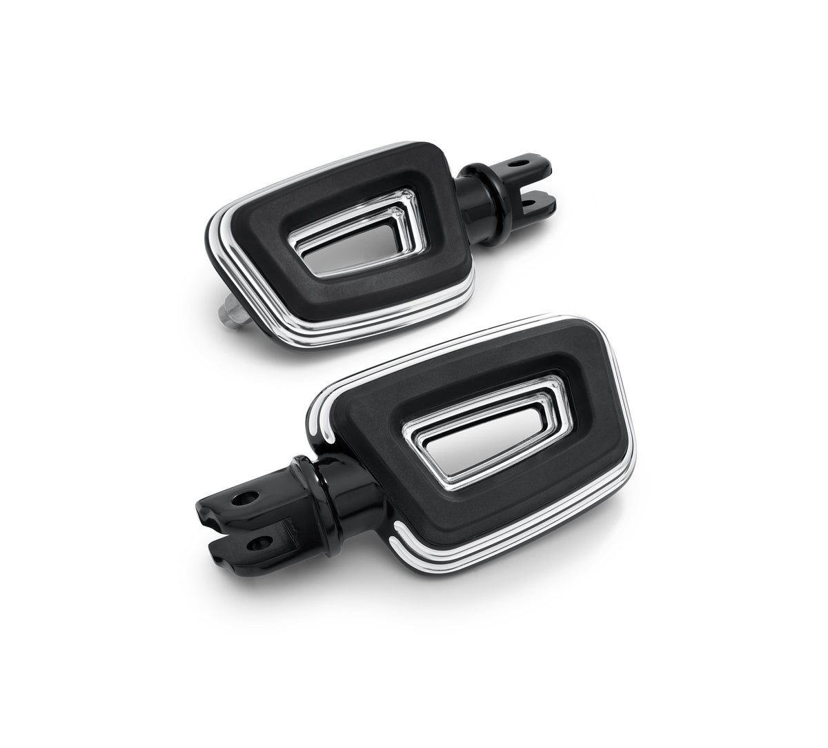 Harley Davidson 50501857 Empire Large Footpegs KIT,FTPEG,RDR,BLK EDGE ...