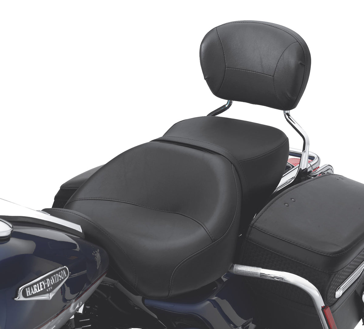 Harley Davidson 51727-05A Comfort Stitch Passenger Backrest Pad PAD,BK ...
