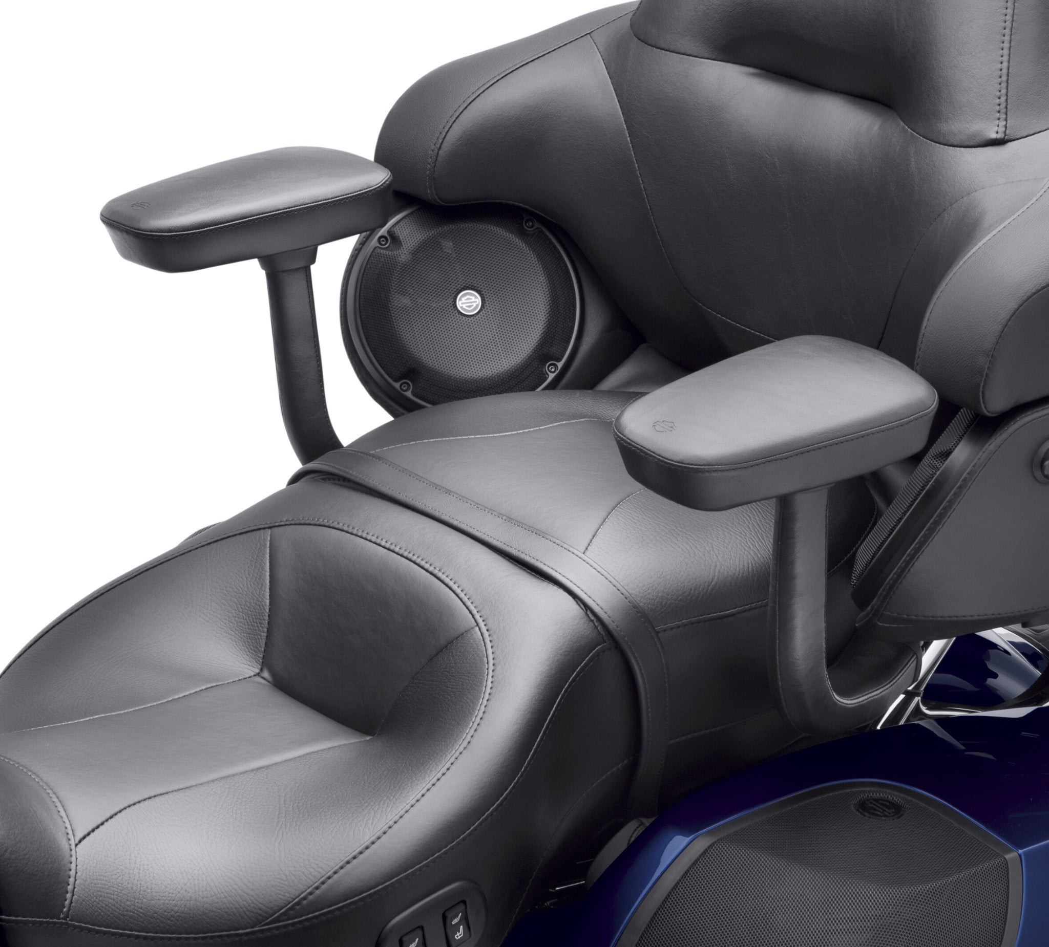 Harley-Davidson 52400073 Tour-Pak Passenger Armrests - Iron City ...