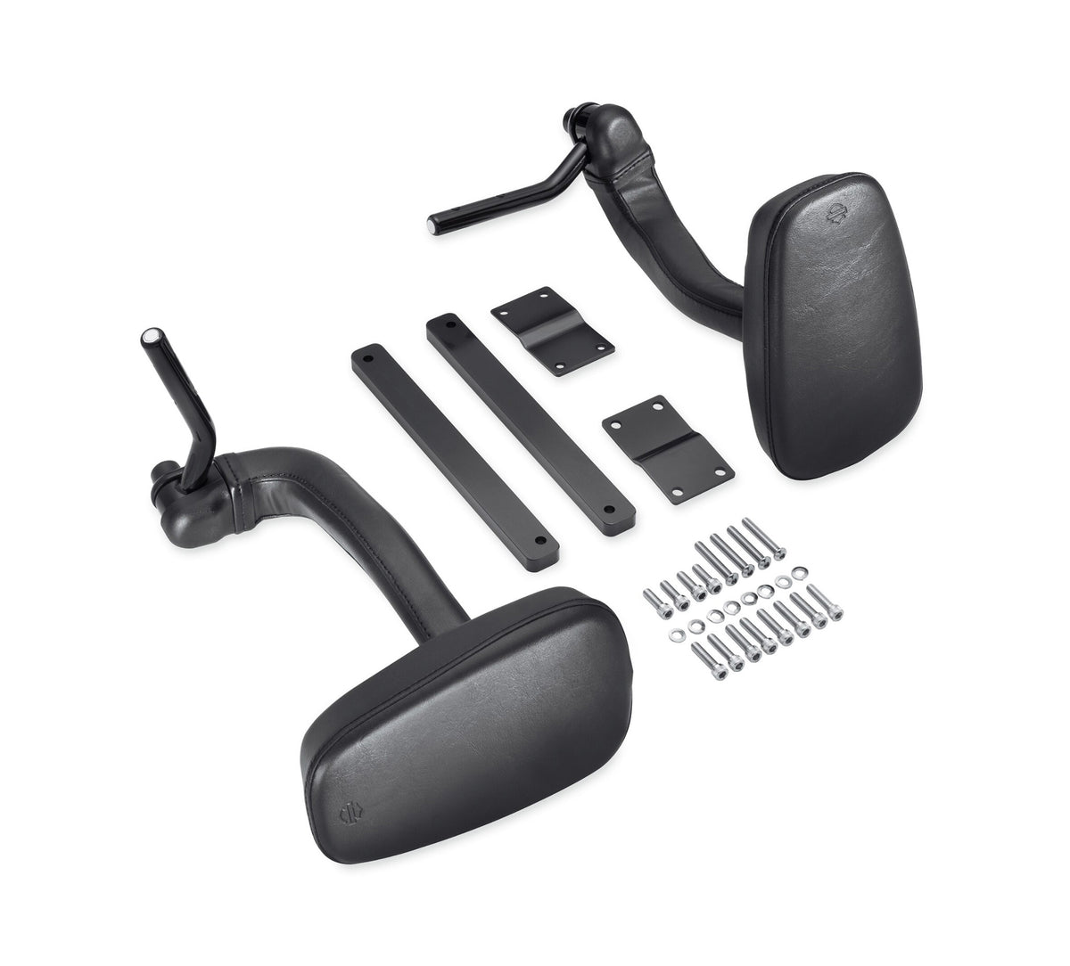 Harley-Davidson 52400106 Passenger Armrests – Tri Glide Models - Iron ...