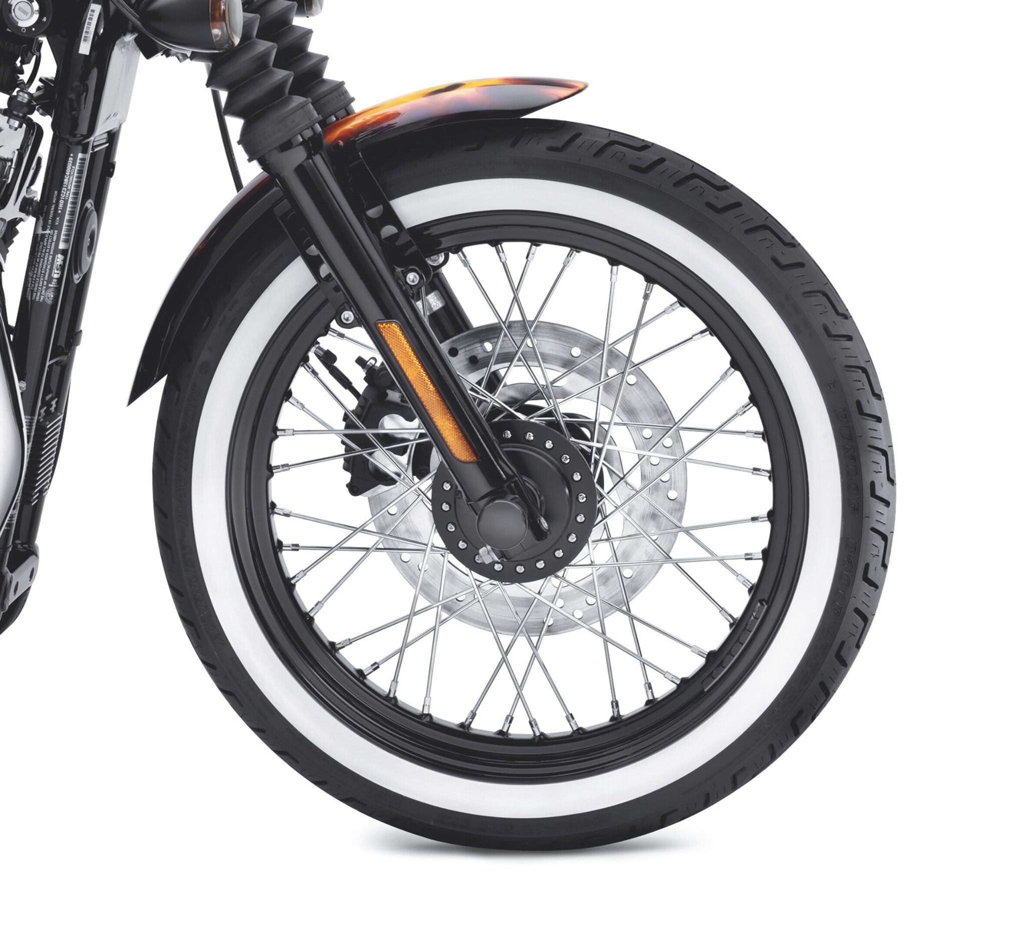 Harley Davidson 55193-10 Dunlop Tire Series - D401 100/90-19 Wide Whit ...