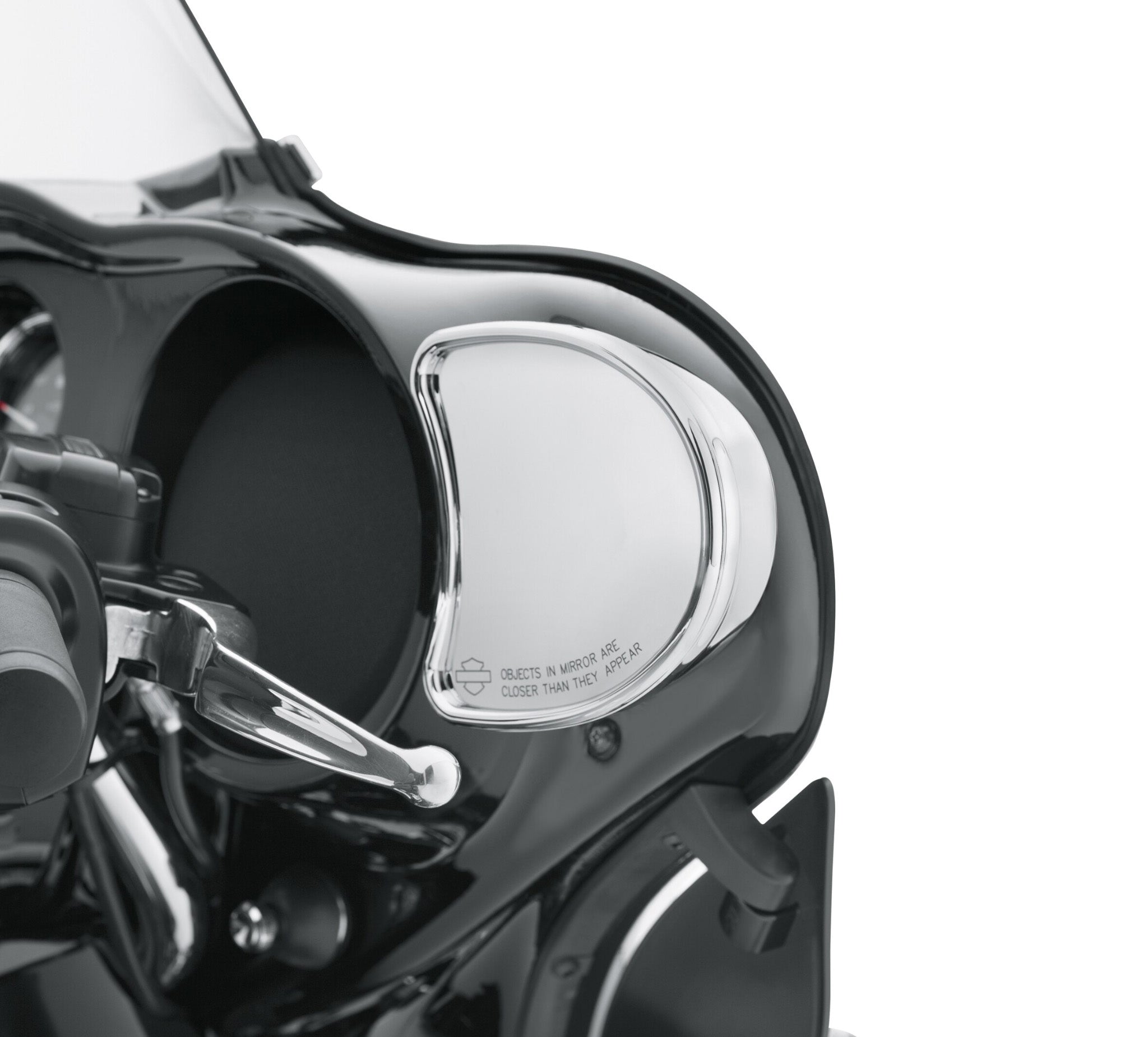 Harley Davidson 56000077 Chrome Fairing Mount Mirrors KIT-MIRROR,FAIRI ...