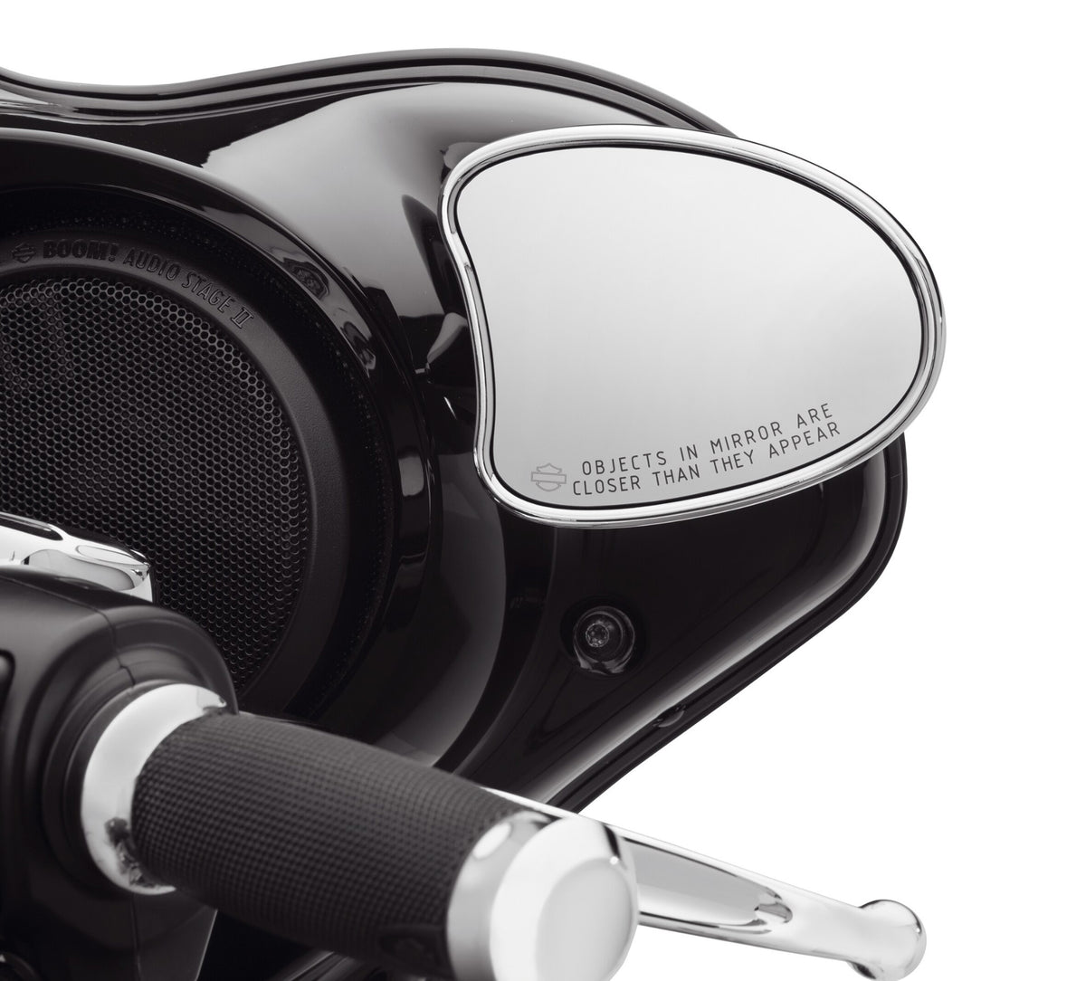 Harley Davidson 56000098A Chrome Tapered Fairing Mount Mirrors KIT,MIR ...