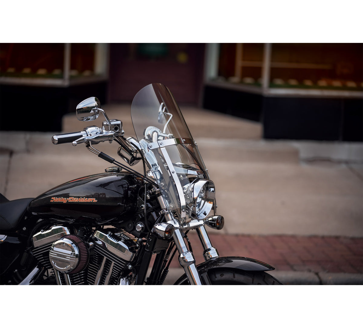 Sportster Windshield Quick Release National Cycle Switchblade Chopped