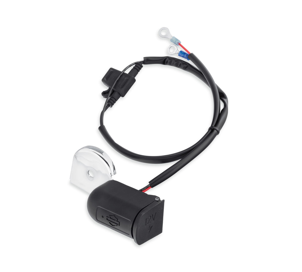 Harley Davidson 69201136 Auxiliary Power Port - Horn Mount KIT-AUX POW ...