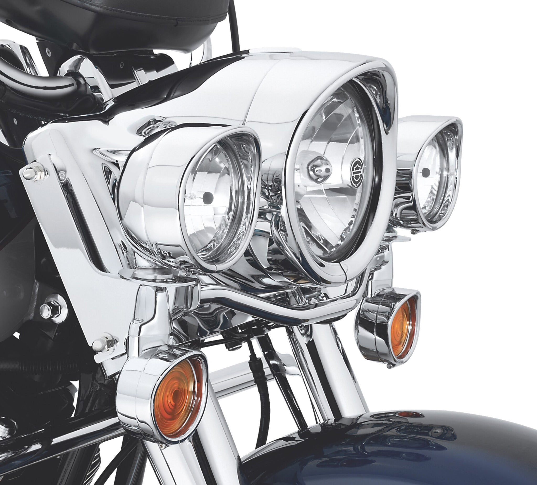Harley Davidson 69749-05 Visor Style Turn Signal Trim Ring VISOR BEZEL ...