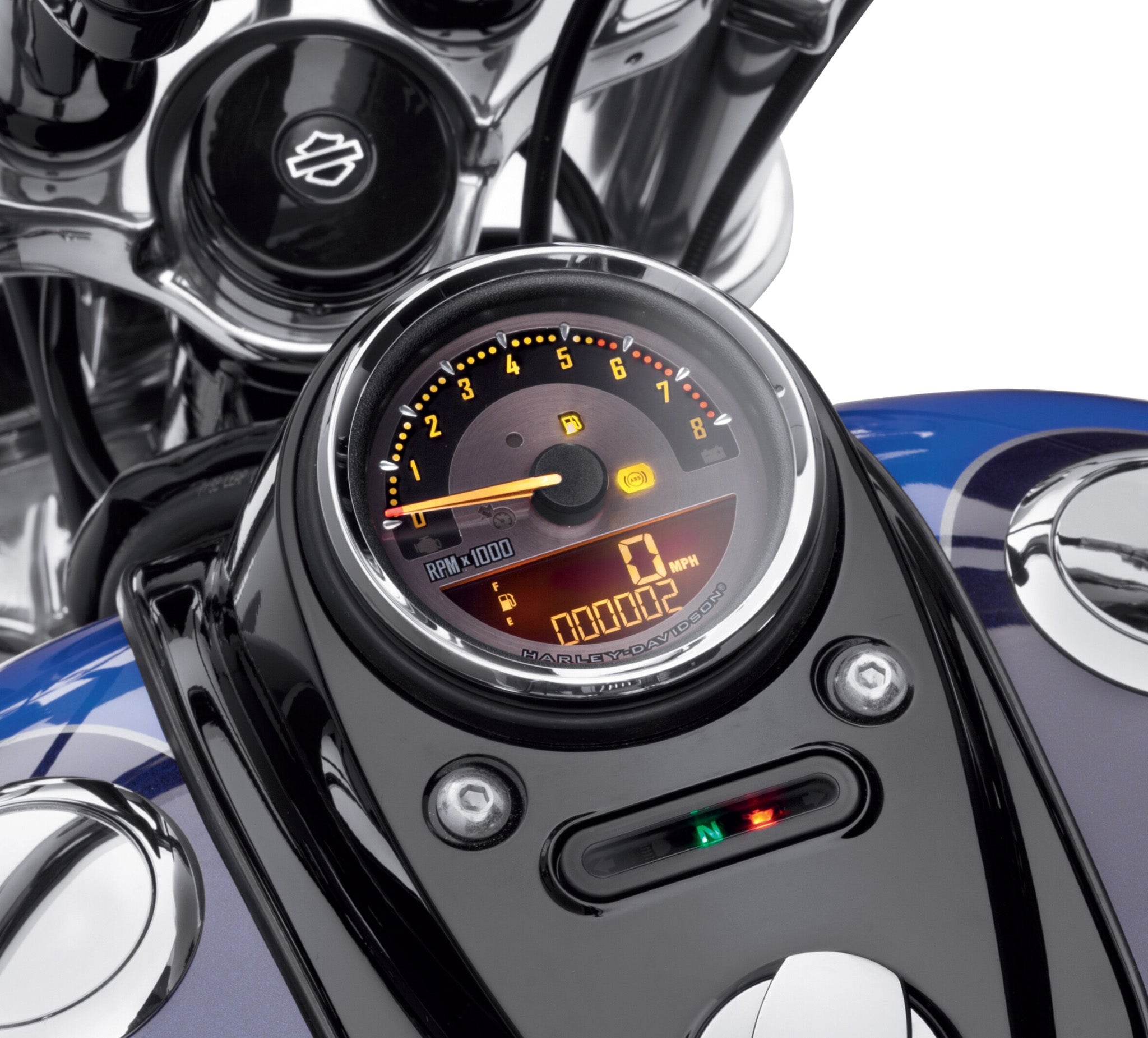 Harley Davidson 70900100C 4 in. Combination Digital Speedometer/Analog ...
