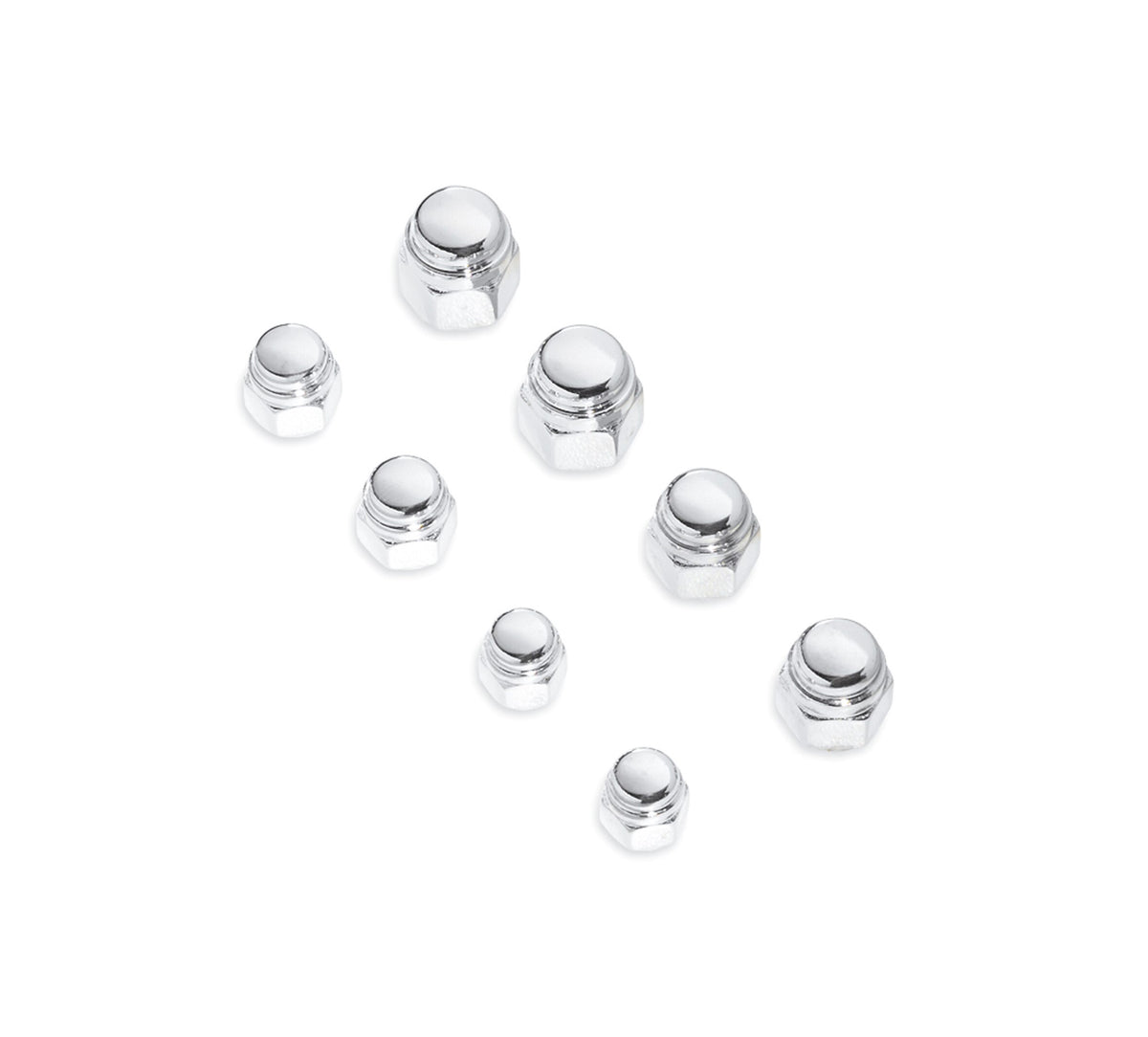 Harley Davidson 8060 Dome Hex Nuts DOME NUT, 1/4-20 UNC - Iron City ...