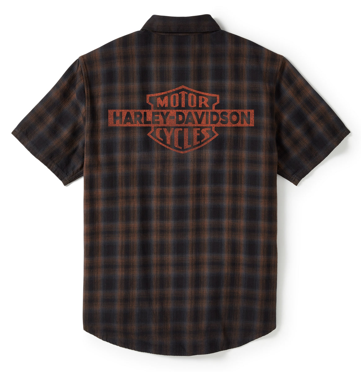 Harley Davidson Shirt Bar & Shield Plaid black/brown 96503-25VM - Iron ...