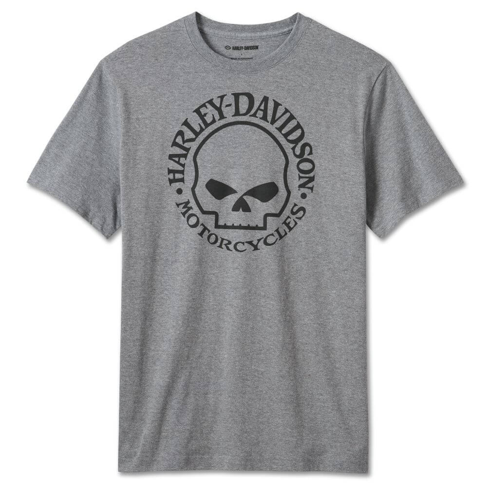 Genuine Harley-Davidson® Men's Willie G Tee Grey 99076-24VM - Iron City ...