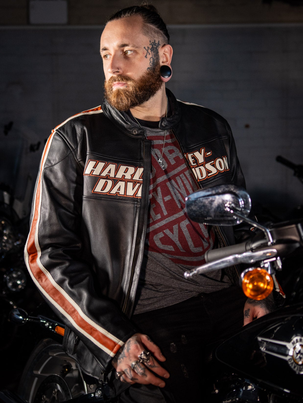 Genuine Harley-Davidson®Men's Torque Leather Jacket 98026-18EM - Iron ...