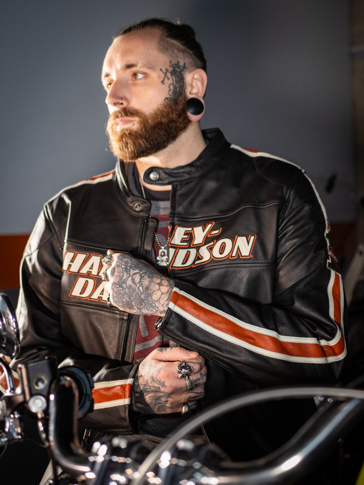 Genuine Harley-Davidson®Men's Torque Leather Jacket 98026-18EM - Iron ...