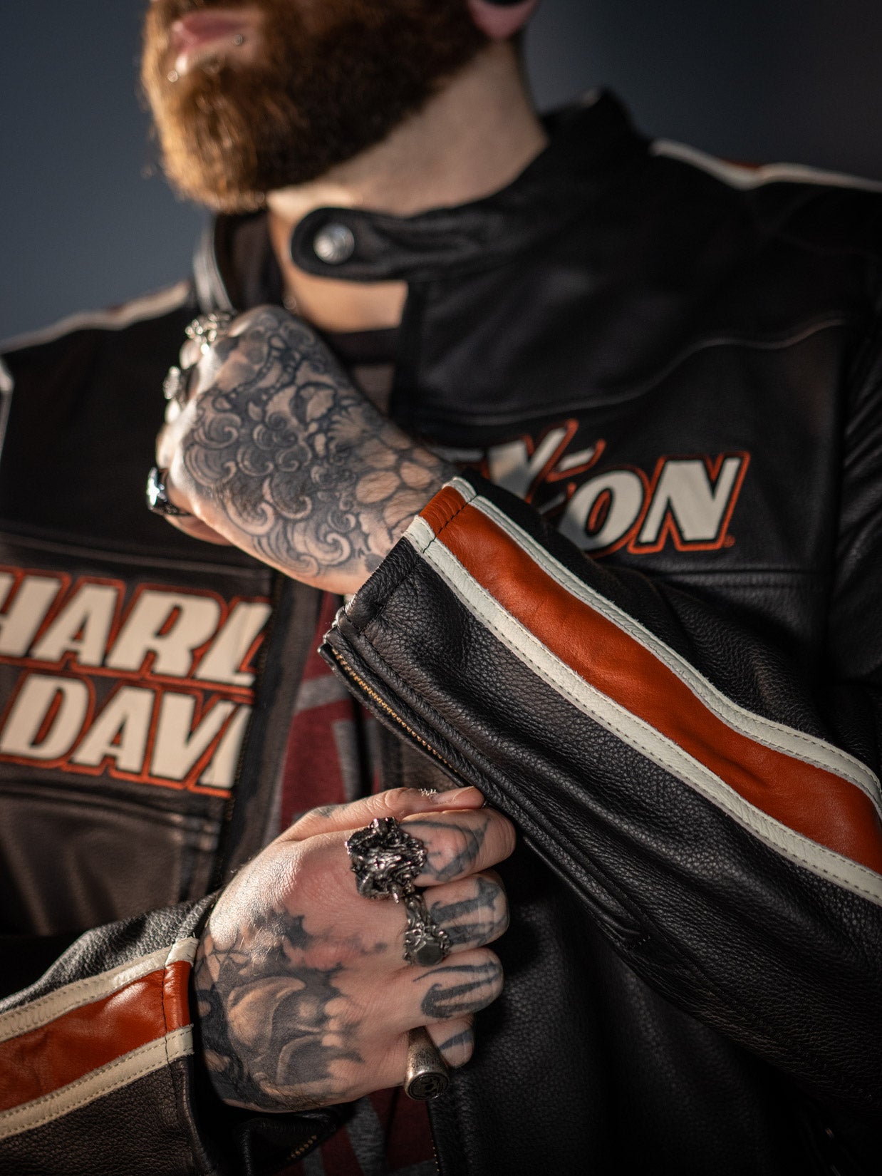 Genuine Harley-Davidson®Men's Torque Leather Jacket 98026-18EM - Iron ...