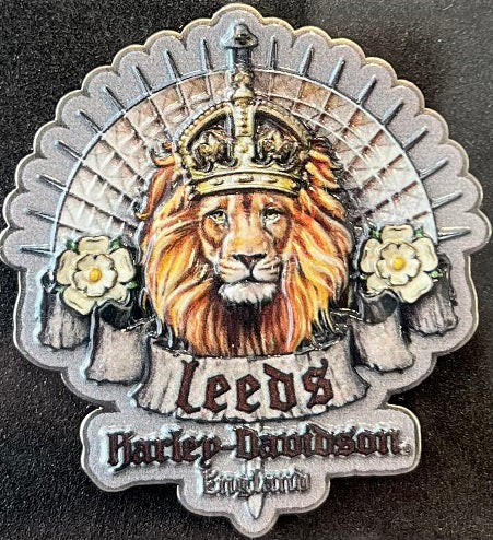 Genuine Leeds Harley-Davidson Custom Pin 'Lion' HD-217394 - Iron City ...