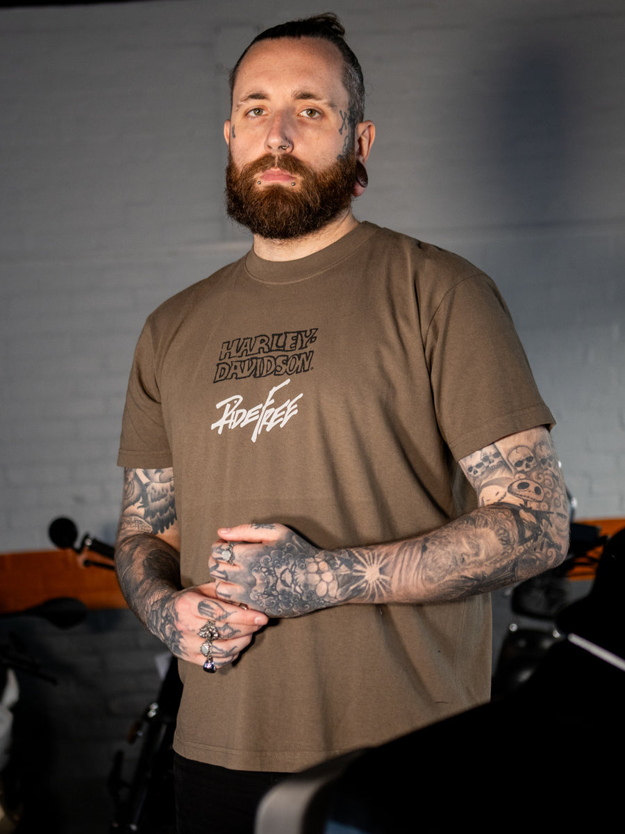 Genuine Harley-Davison® Willie G Ride Free! Tee - Dark Grey 96797-24VX ...