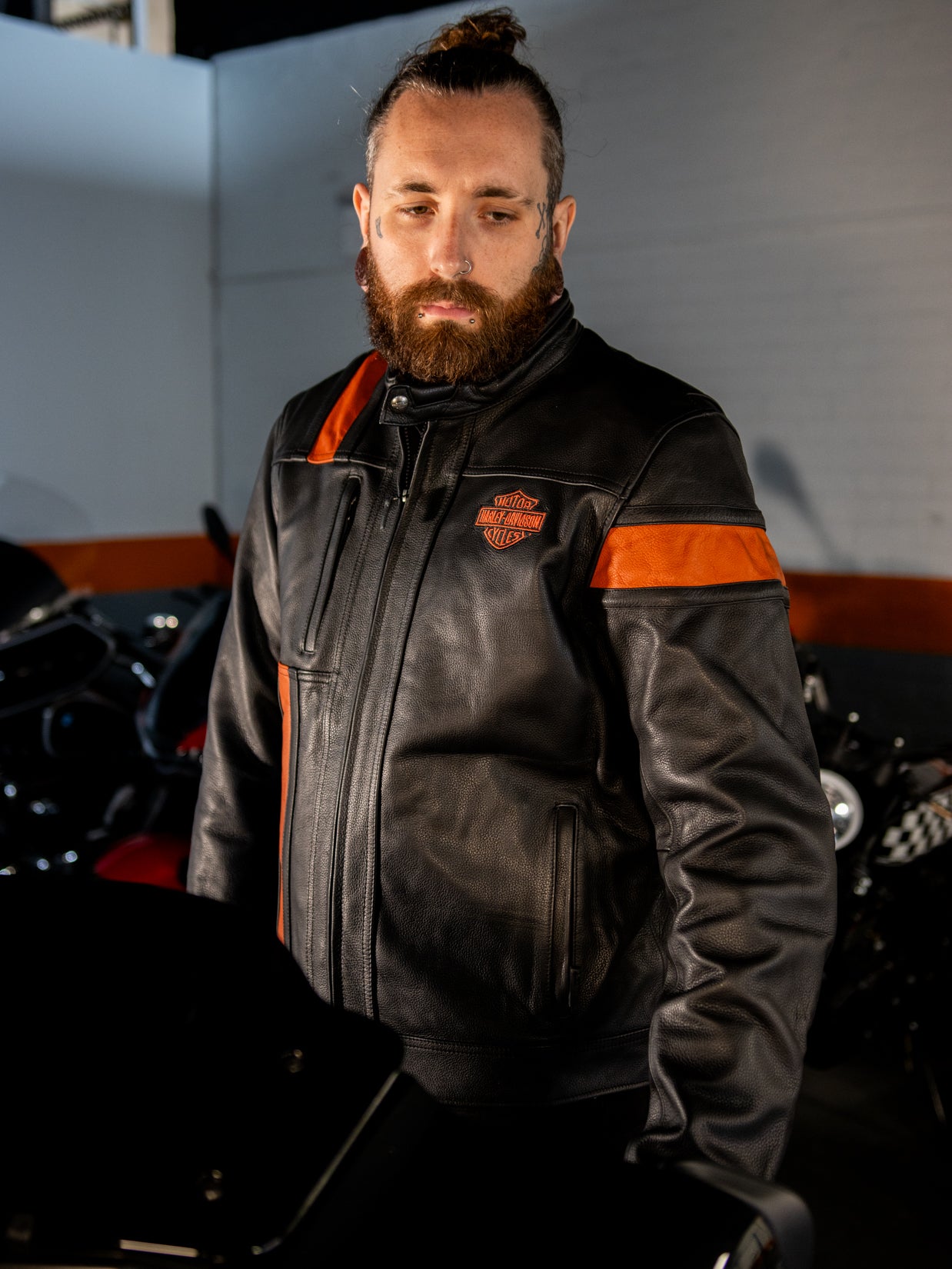Genuine Harley-Davidson® Men's Hwy-100 Waterproof Leather Jacket 98000 ...