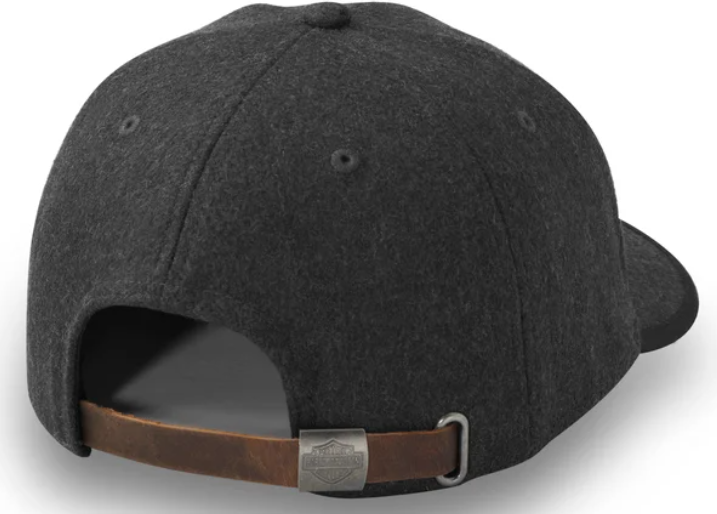 Genuine Harley-Davidson Bar & Shield Wool Strapback Cap 97619-25VM ...