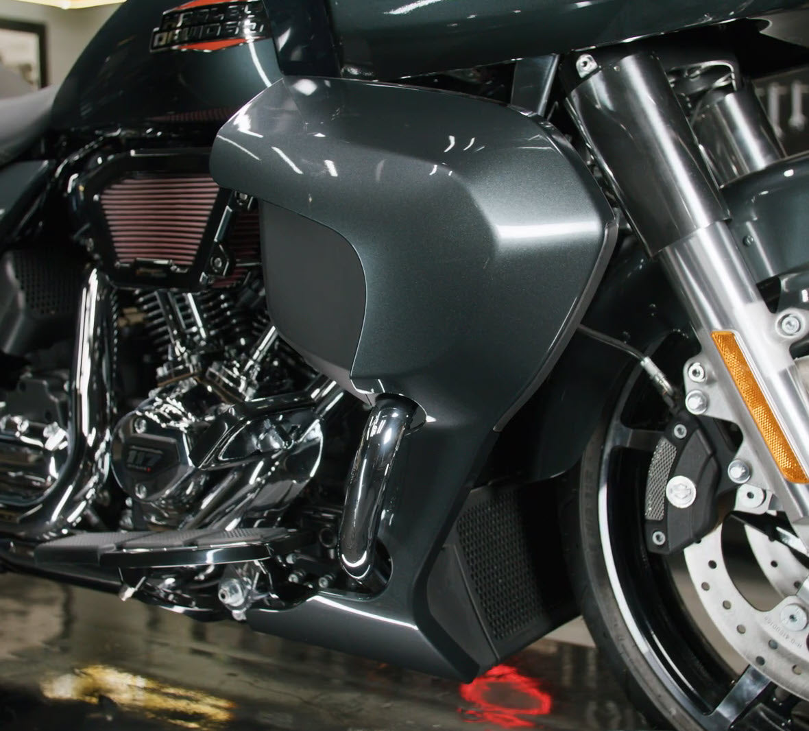 Harley-Davidson 49000284 Engine Guard for Fairing Lowers - Iron City ...