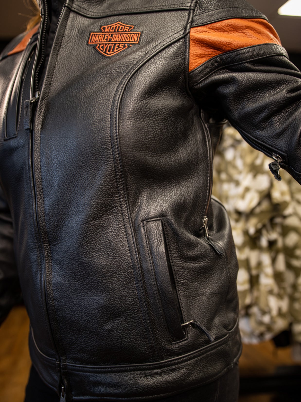 Harley-Davidson® Women's Hwy-100 Waterproof Leather Jacket 98005-22EW ...