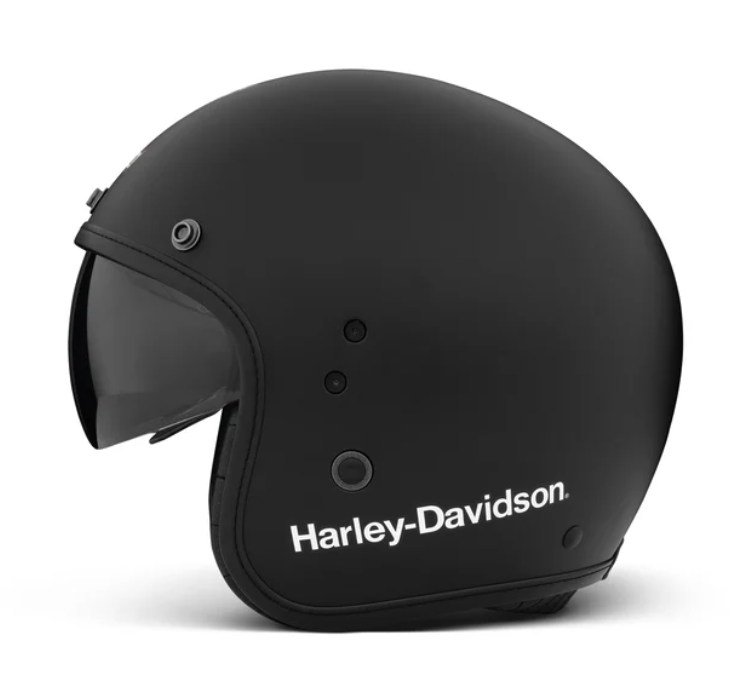 Harley-Davidson® Classic #1 X14 Sun Shield 3/4 Helmet 98157-22EX - Iron ...