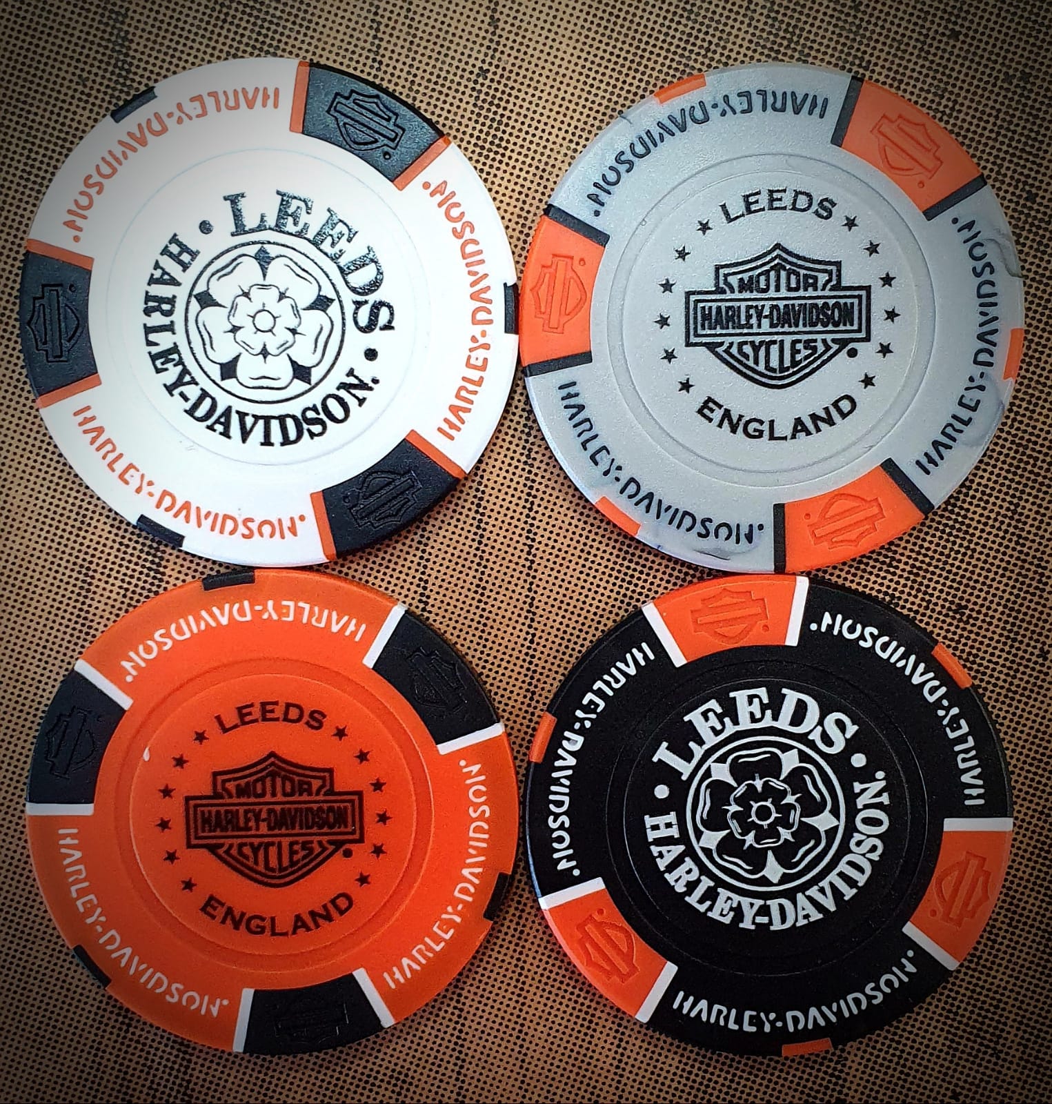 Leeds Harley-Davidson® Custom Poker Chip - Iron City Motorcycles